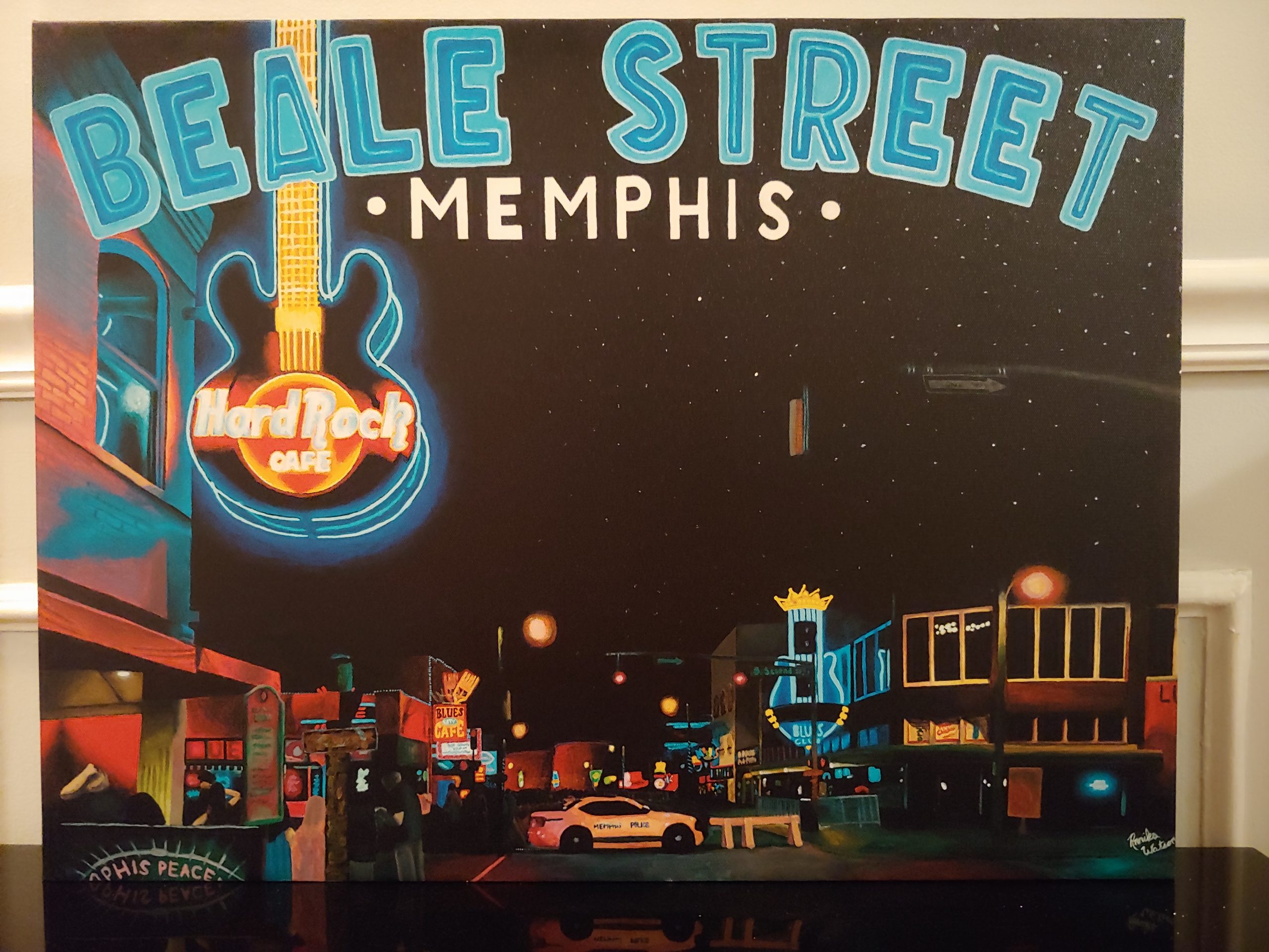 Beale Street - US Flag Yard Sign